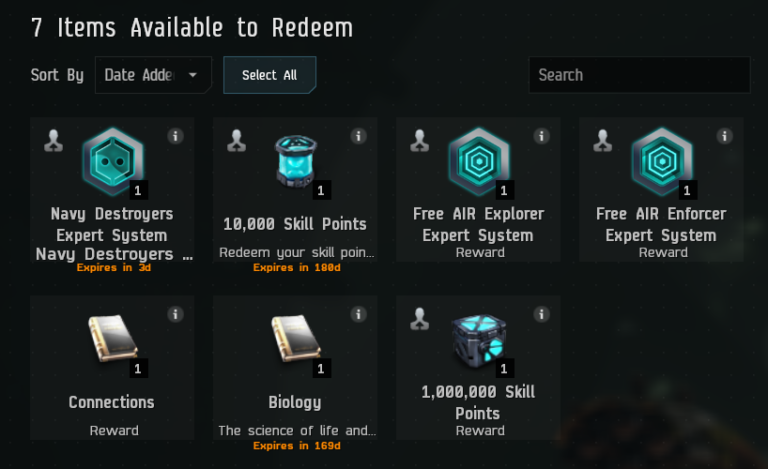 How to Redeem Your 1 Million Skill Points