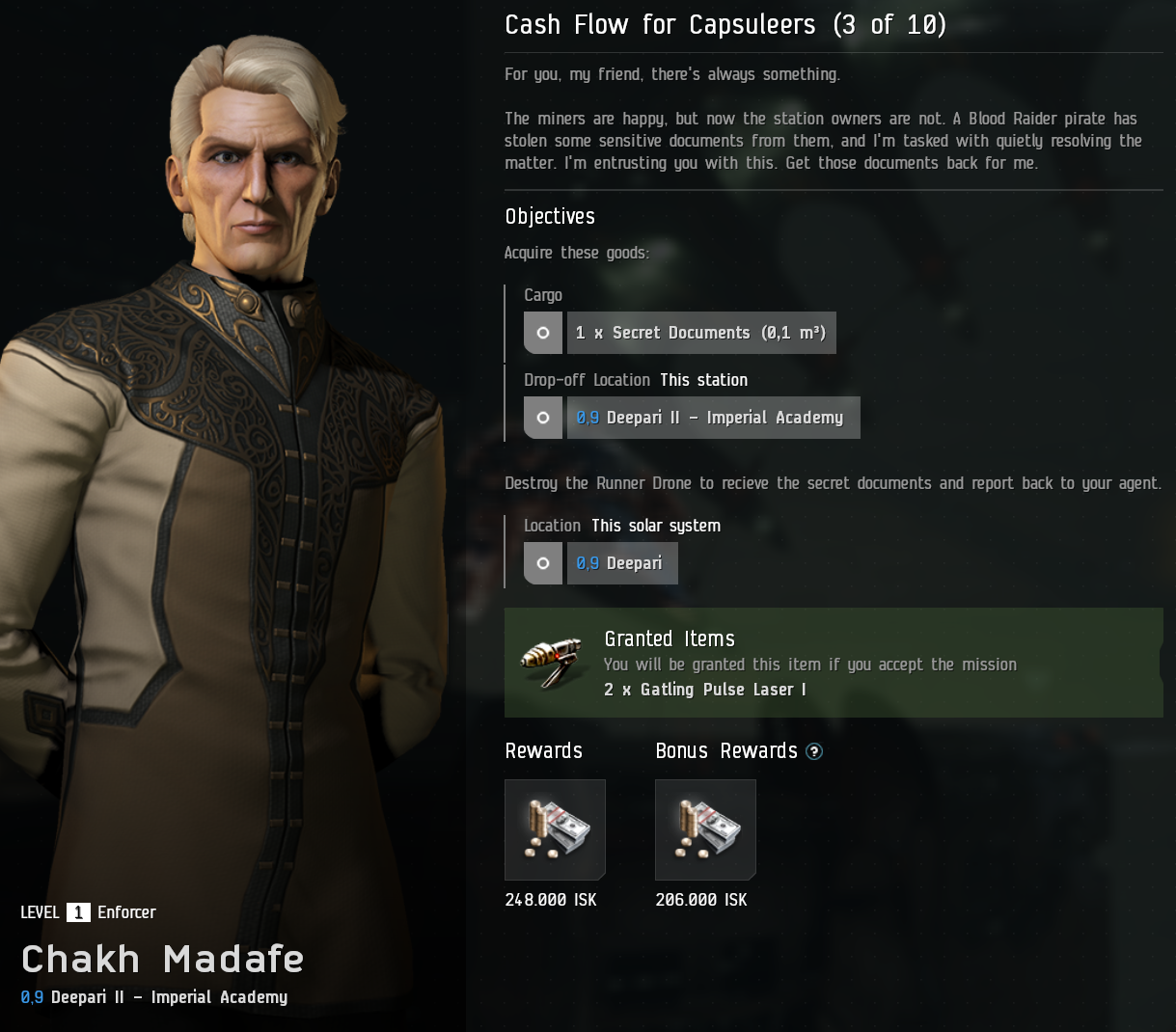 The Enforcer Career Agent Missions