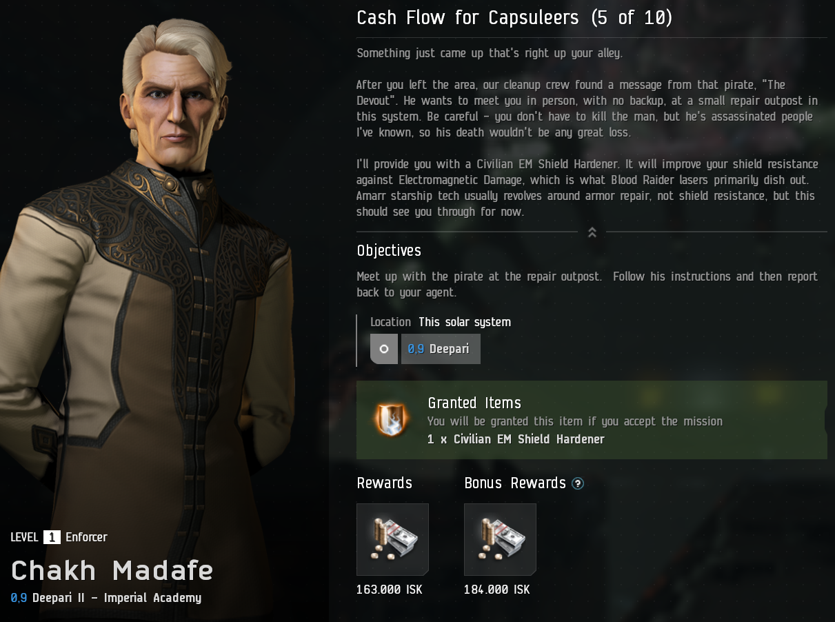 The Enforcer Career Agent Missions